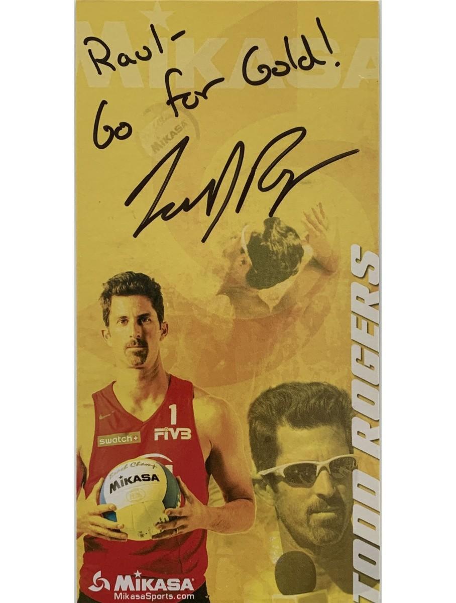 Todd Rogers signed card | EstateSales.org