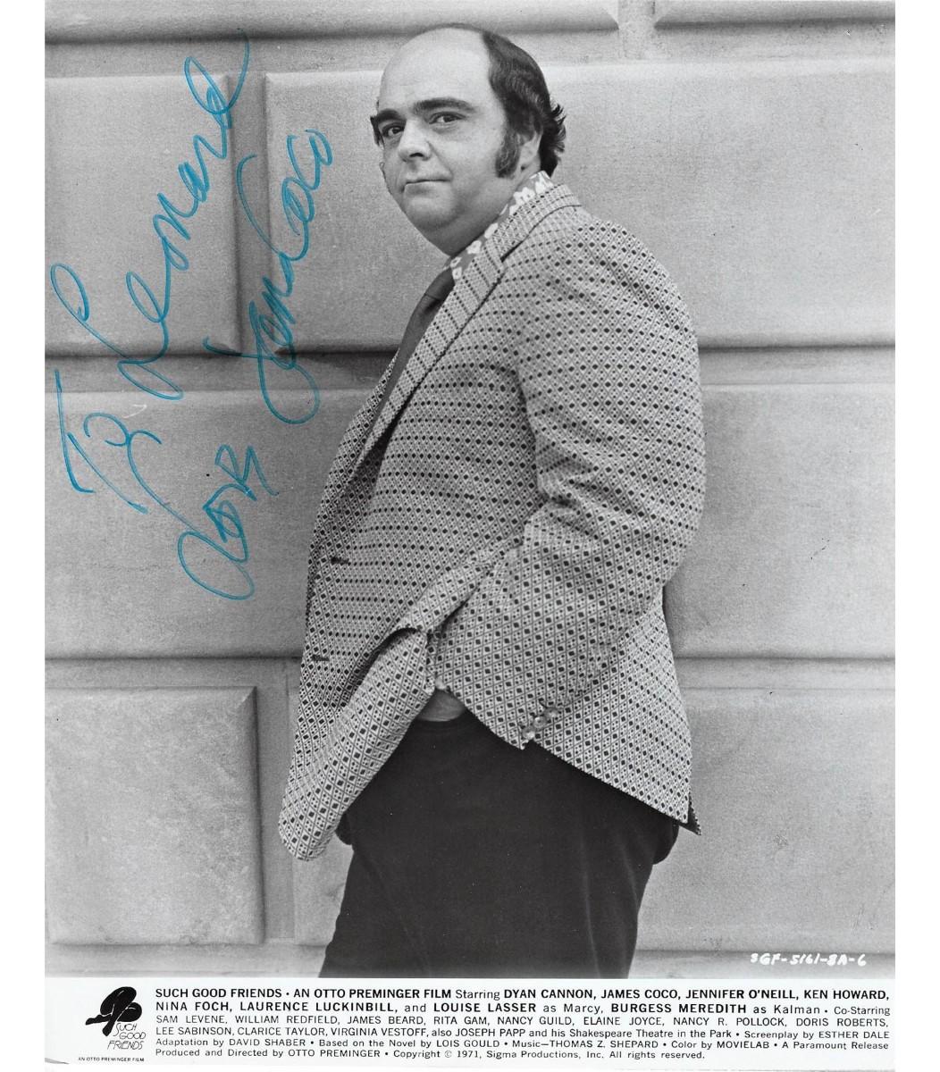 Such Good Friends James Coco signed movie photo | EstateSales.org