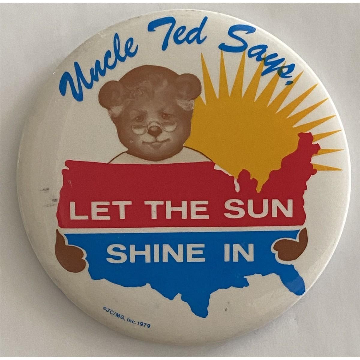 1980 Edward Ted Kennedy President political pin | EstateSales.org