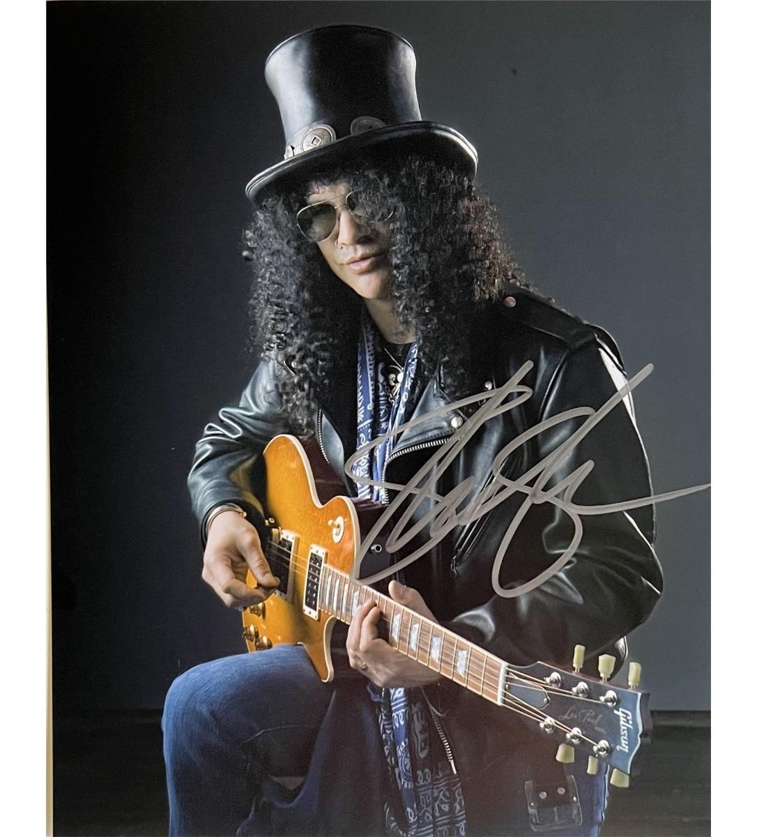 Guns N Roses Slash signed photo | EstateSales.org