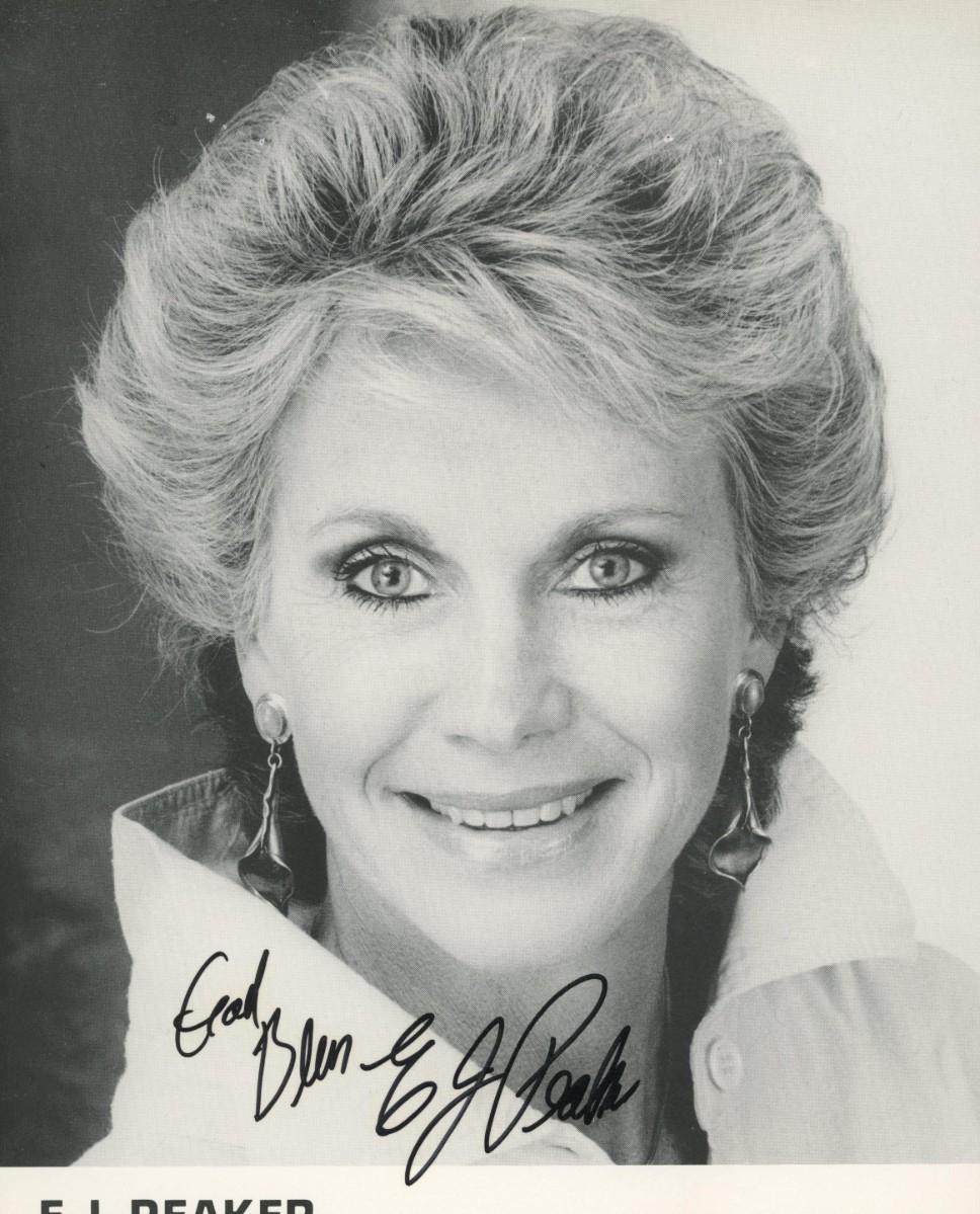 E.J. Peaker signed photo | EstateSales.org