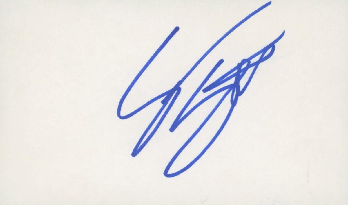 Sean William Scott signature cut | EstateSales.org