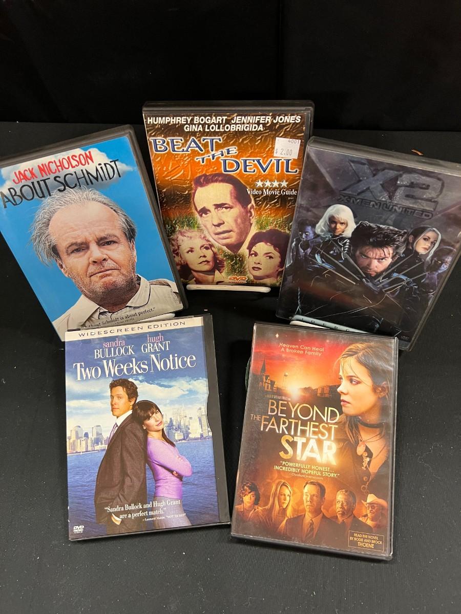 5 MOVIES ON DVD | EstateSales.org