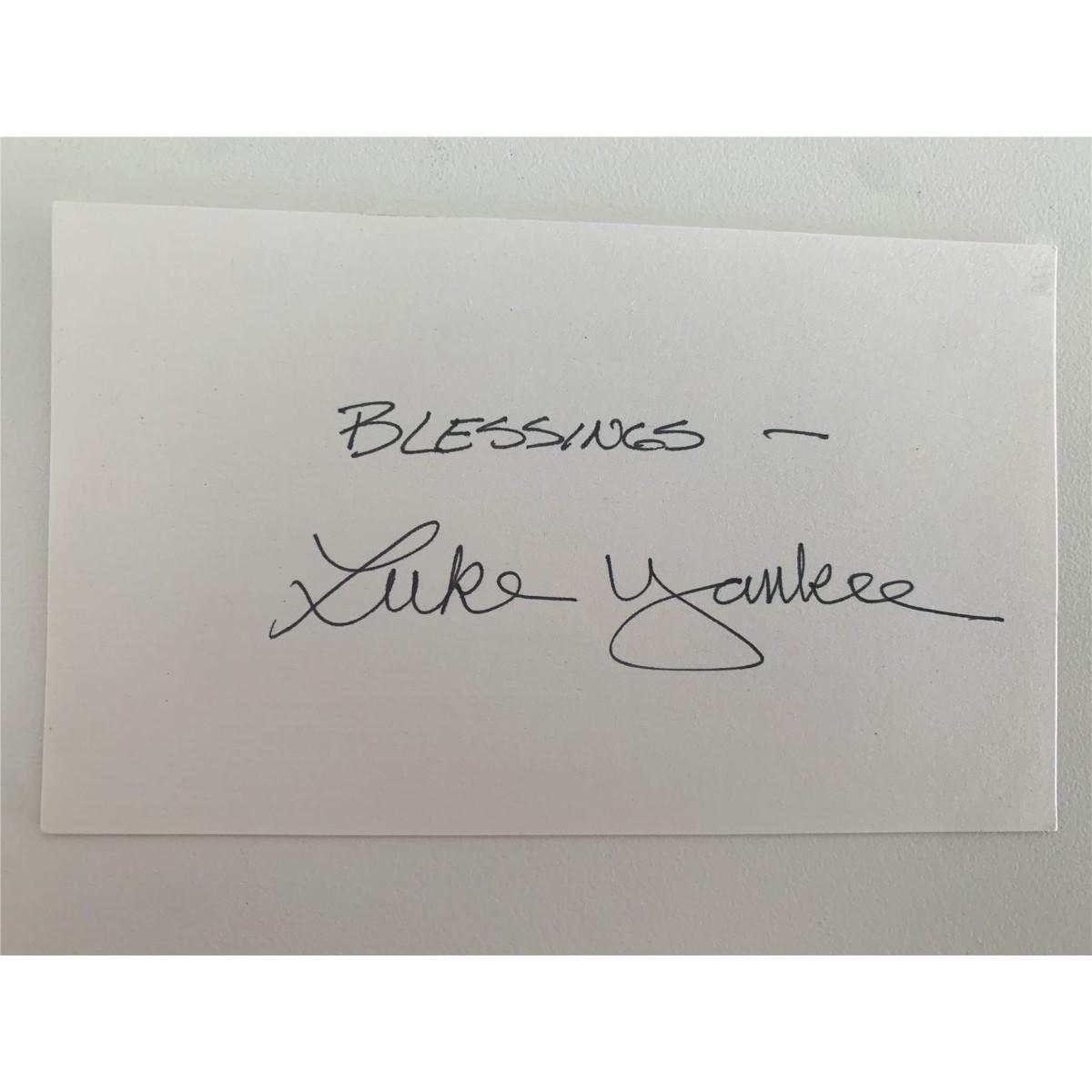Luke Yankee original signature | EstateSales.org
