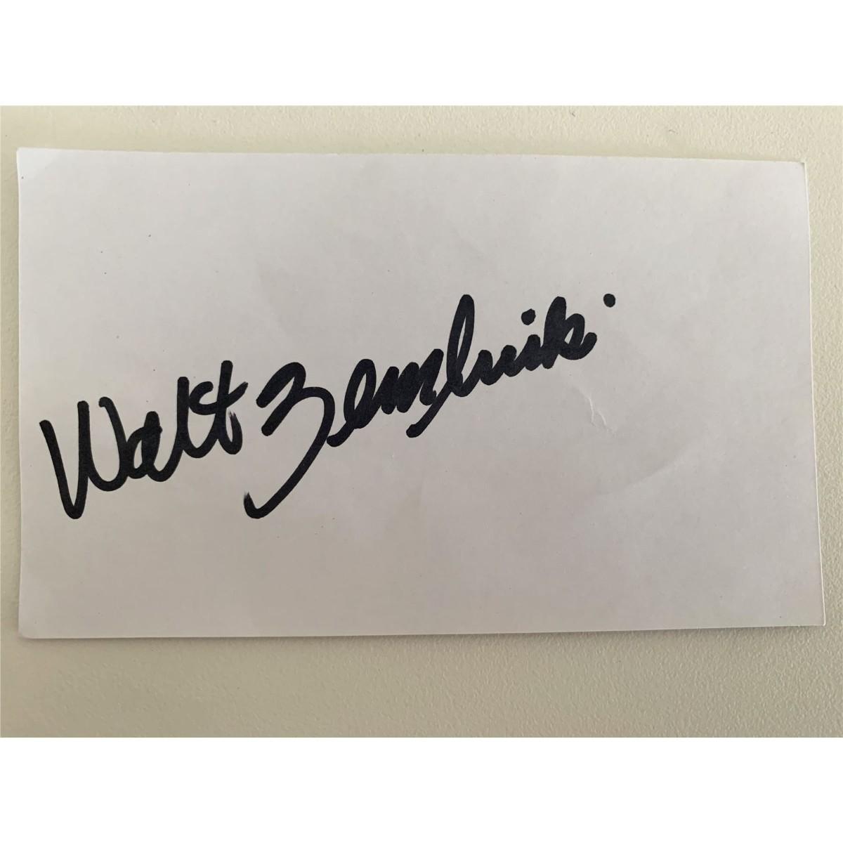 Walter Zembriski original signature | EstateSales.org