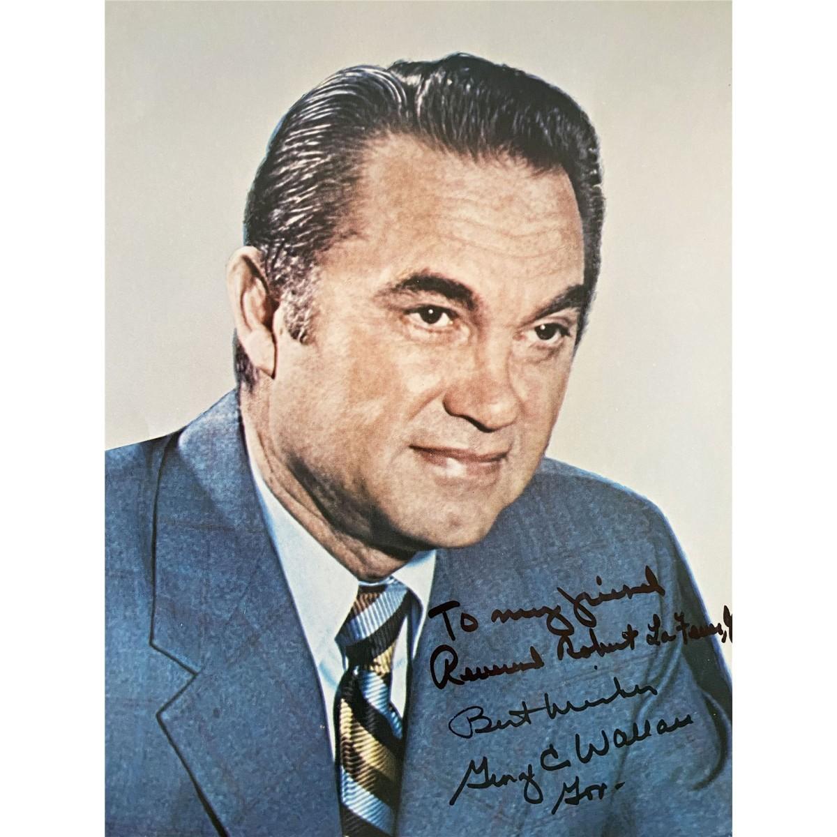 George C Wallace signed photo | EstateSales.org