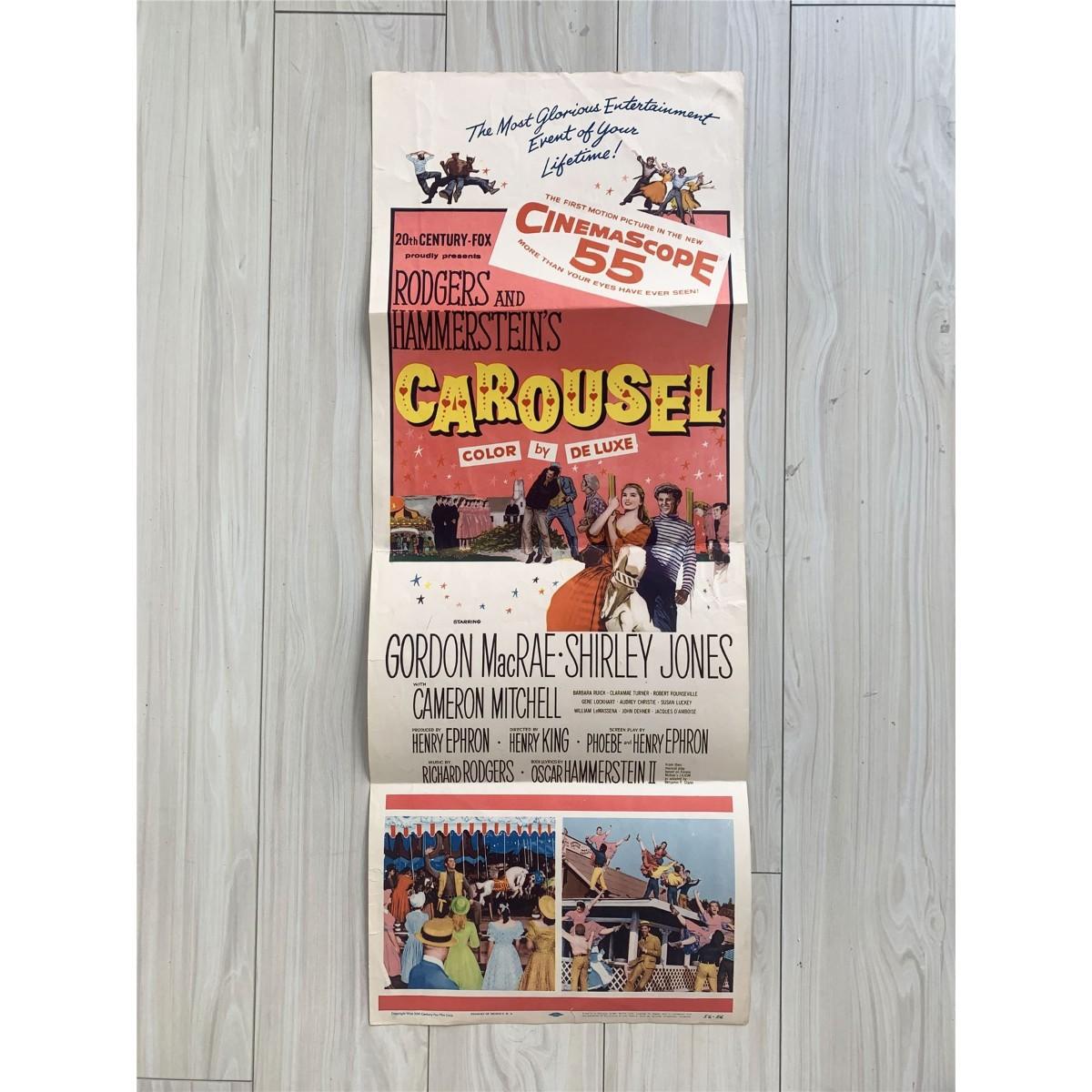 Carousel original 1956 vintage movie poster | EstateSales.org