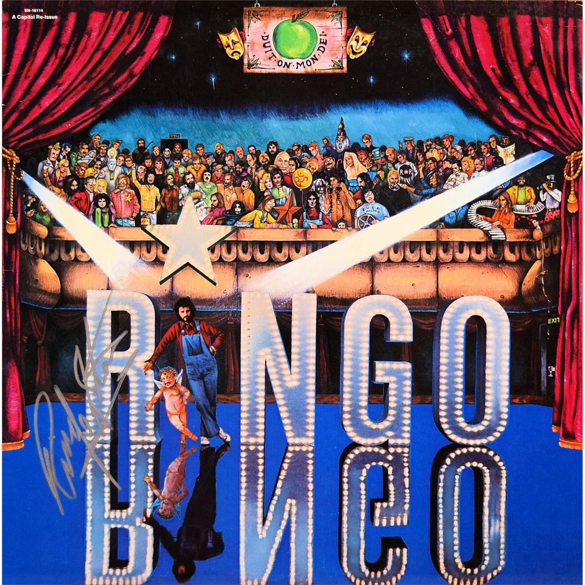 Ringo Starr signed Ringo album | EstateSales.org