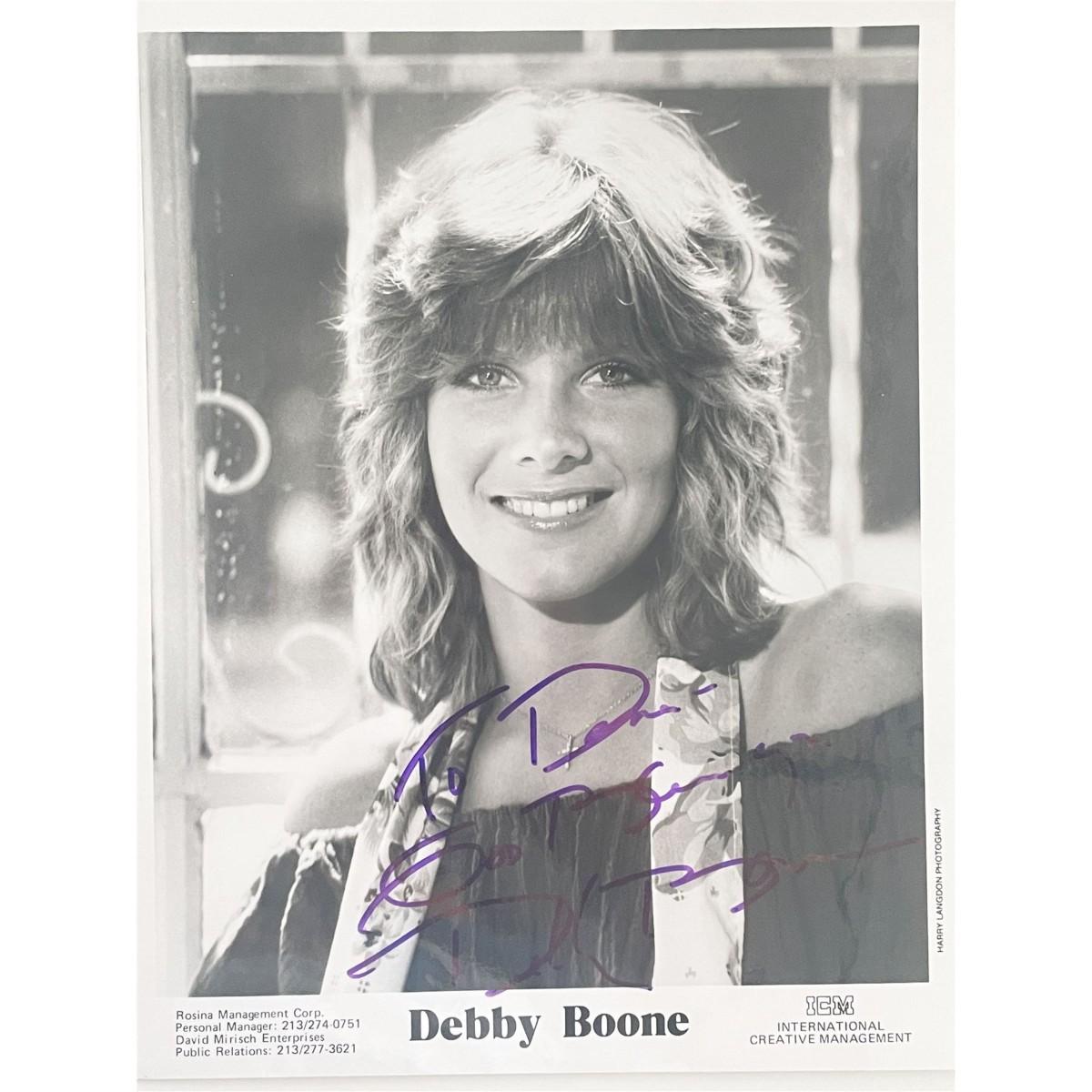 Debby Boone signed photo | EstateSales.org