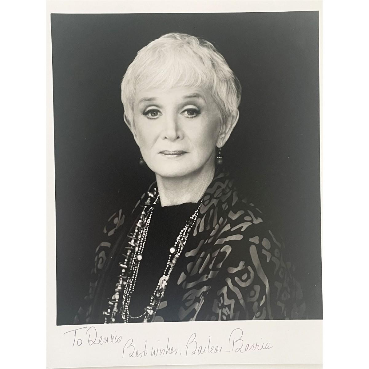 Barbara Barrie signed photo | EstateSales.org