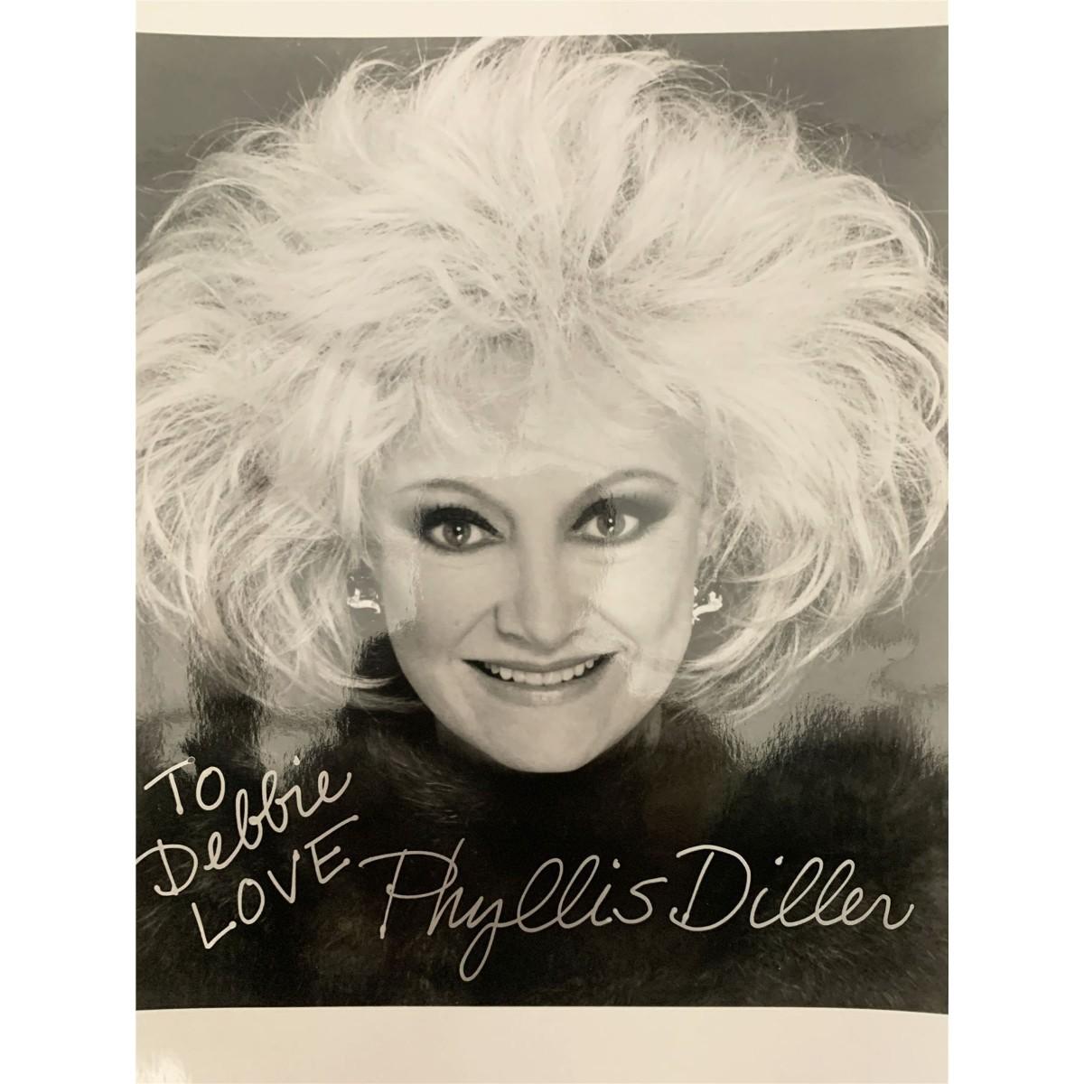 Phyllis Diller signed photo | EstateSales.org