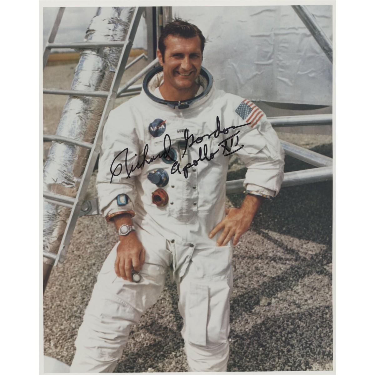 Richard Gordon Apollo 12 signed photo | EstateSales.org