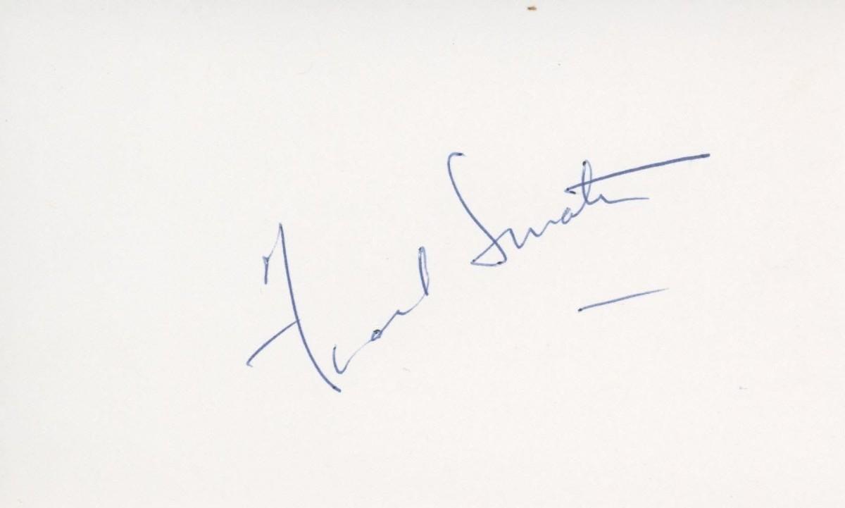 Frank Sinatra signature cut | EstateSales.org