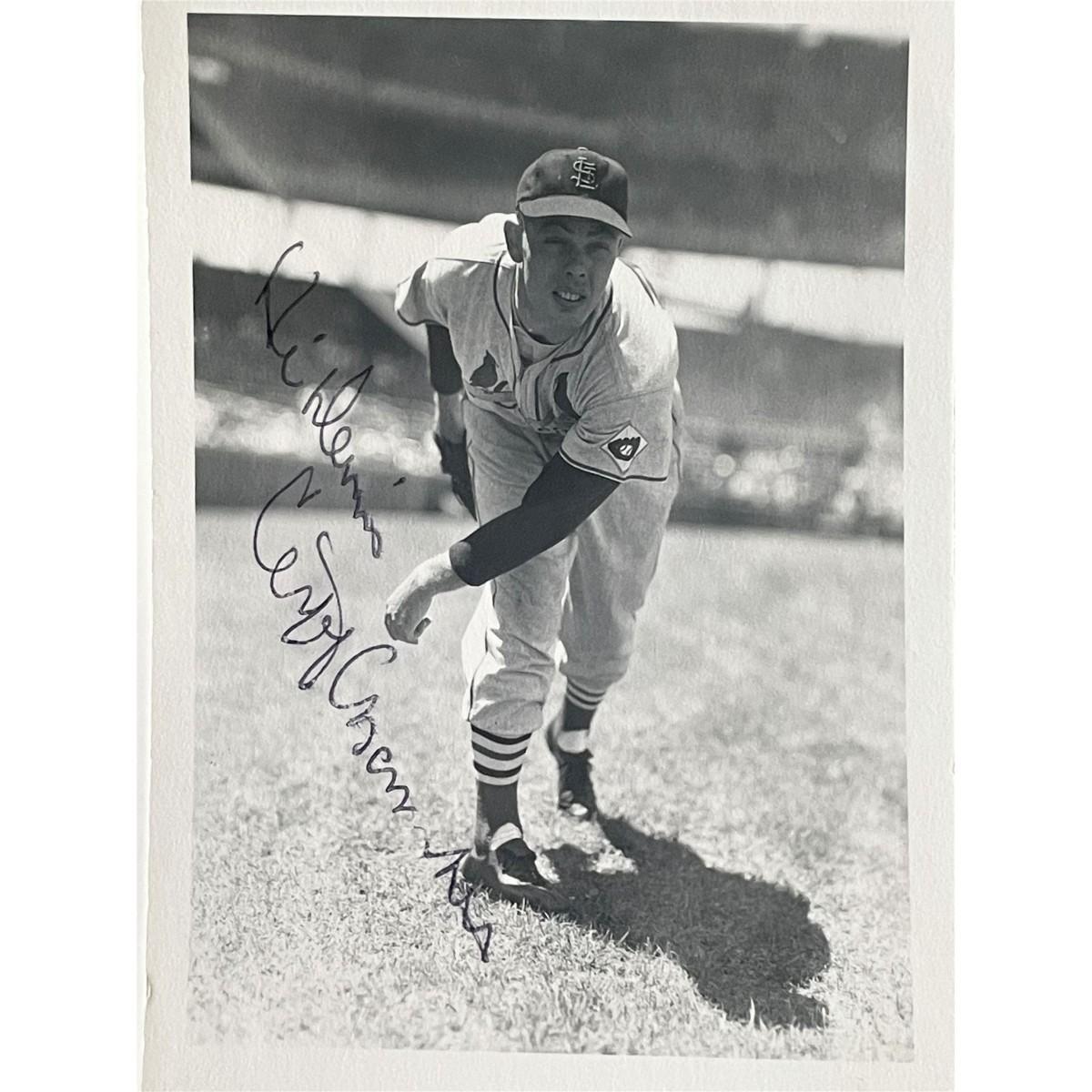 St. Louis Cardinal Cliff Chambers signed photo | EstateSales.org