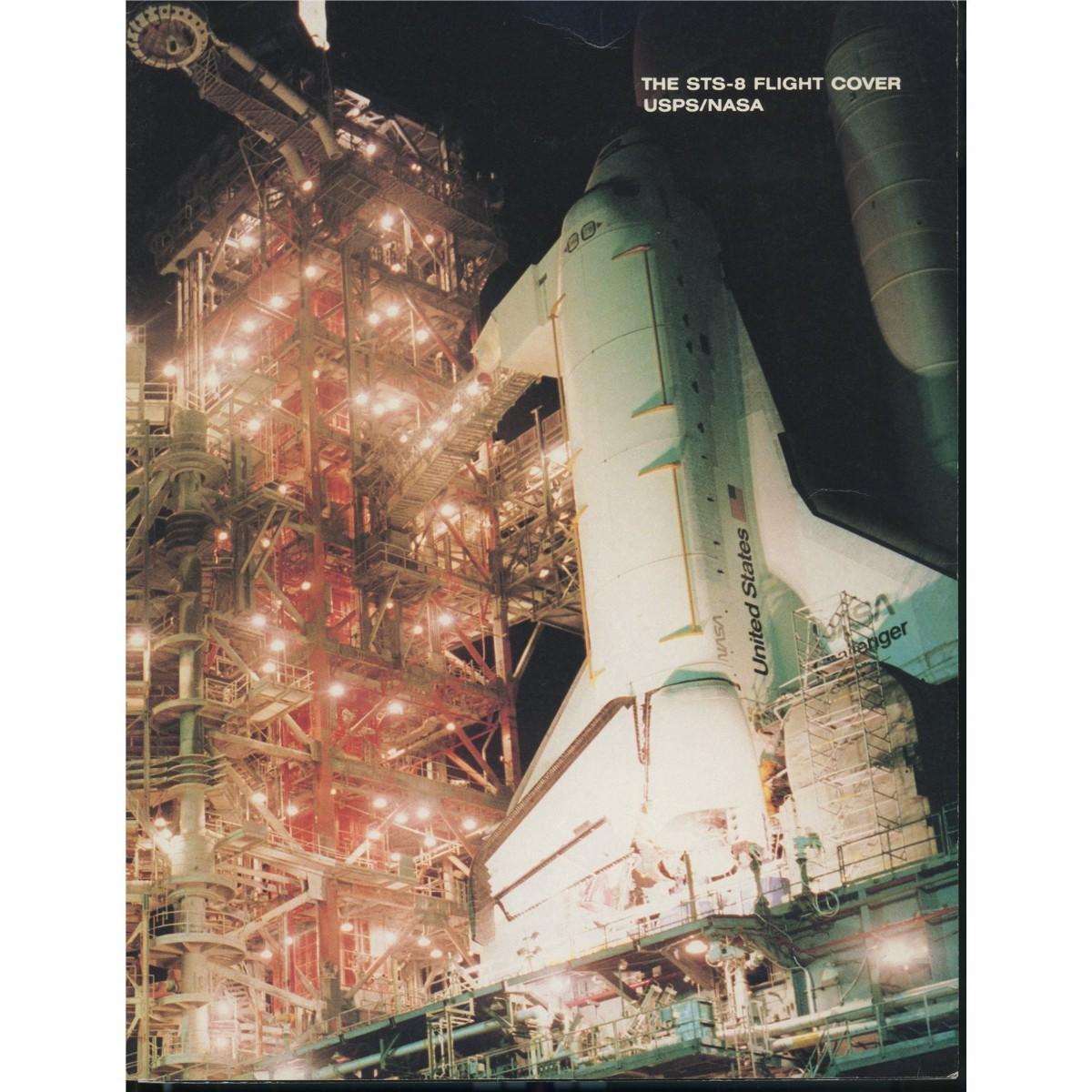 USPS/NASA ST-8 (Challenger) Walt Cunningham signed Flight Cover. GFA ...