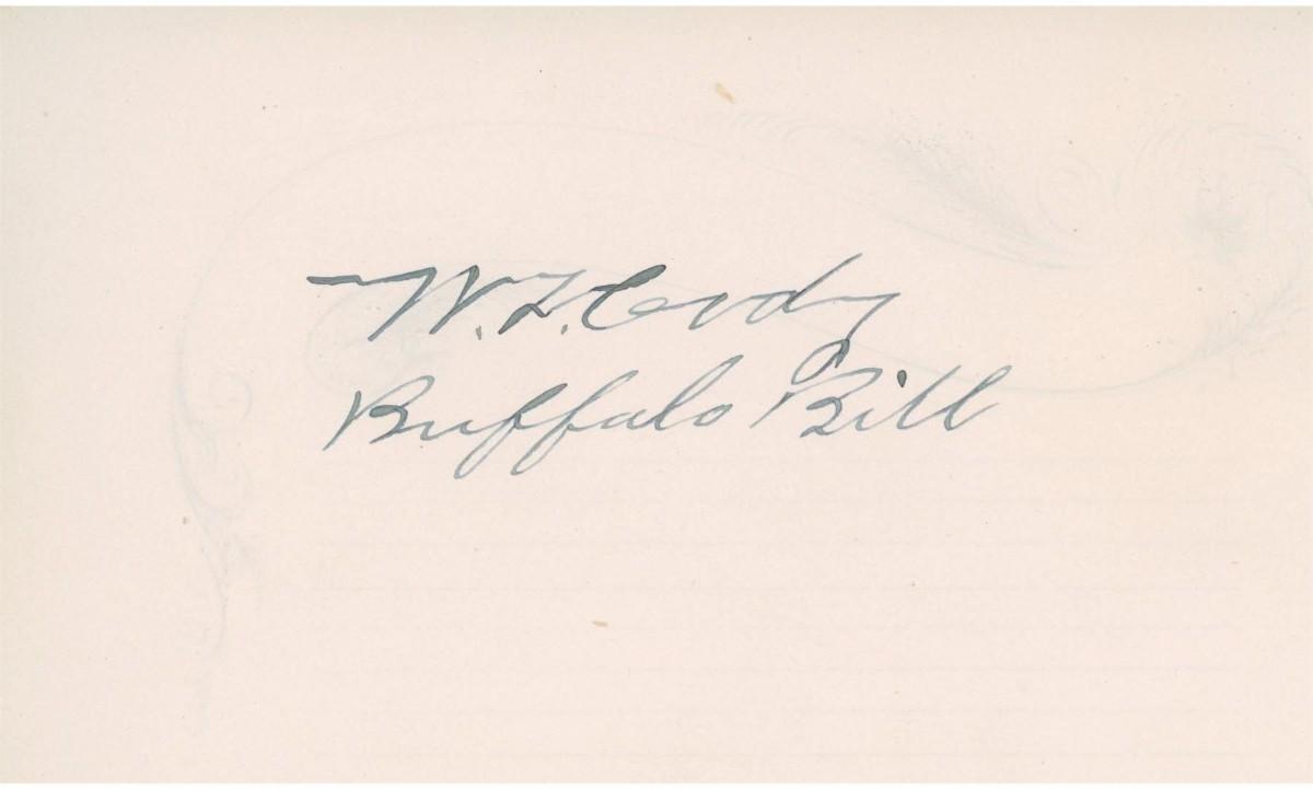Buffalo Bill signature cut. GFA Authenticated | EstateSales.org