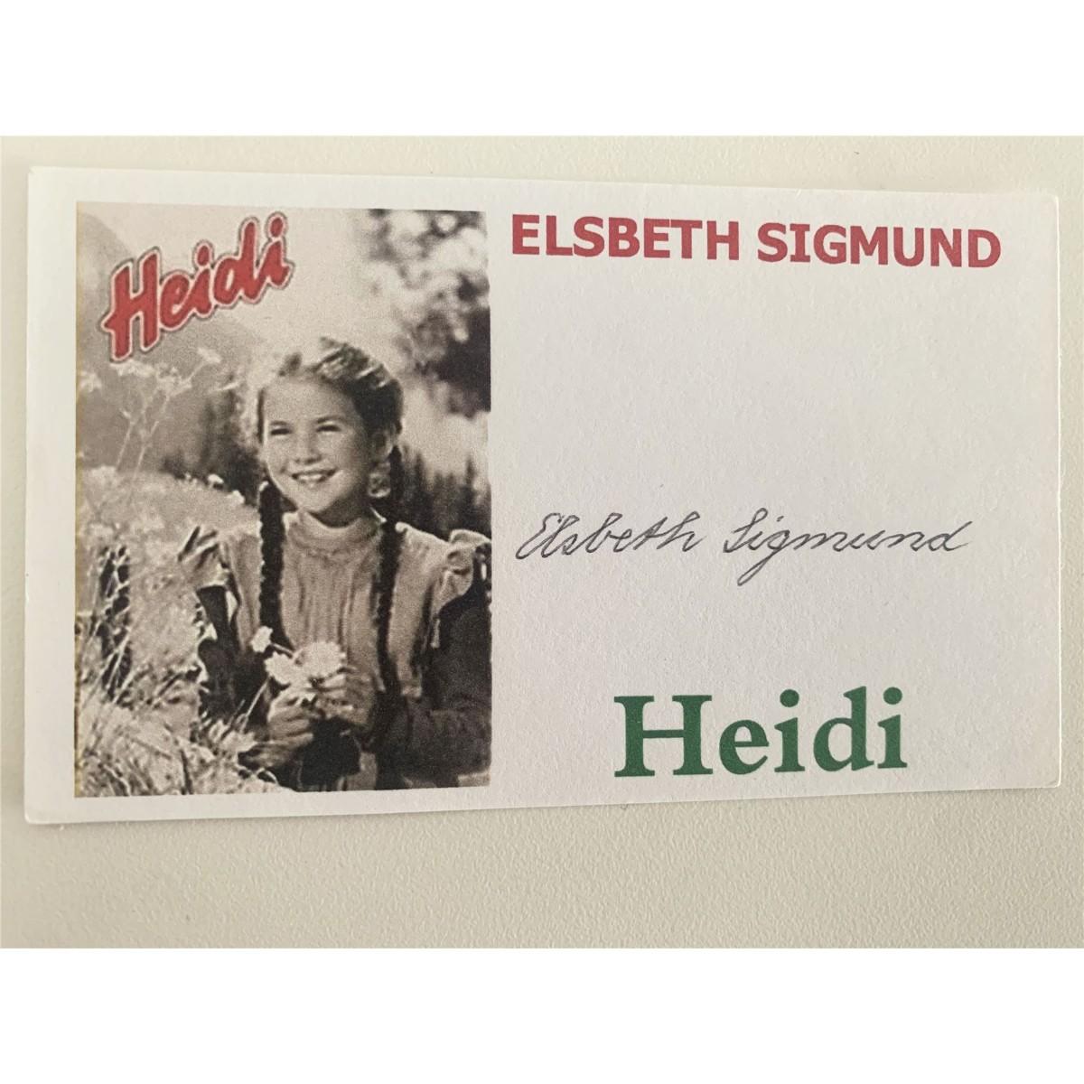Elsbeth Sigmund signed card | EstateSales.org
