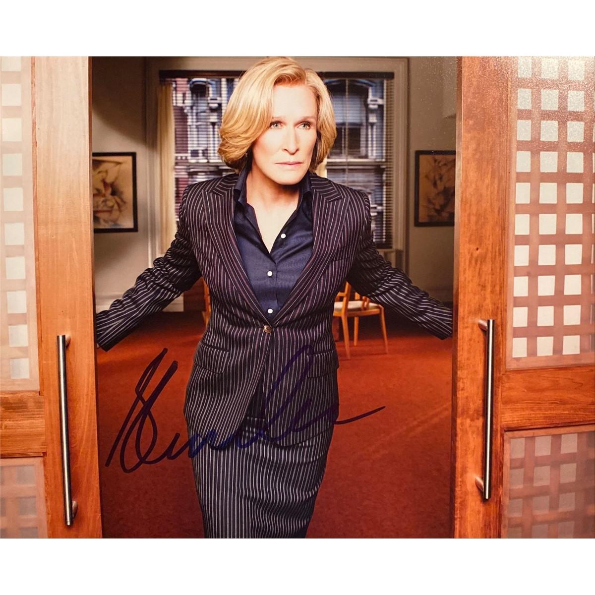 Damages Glenn Close signed photo | EstateSales.org