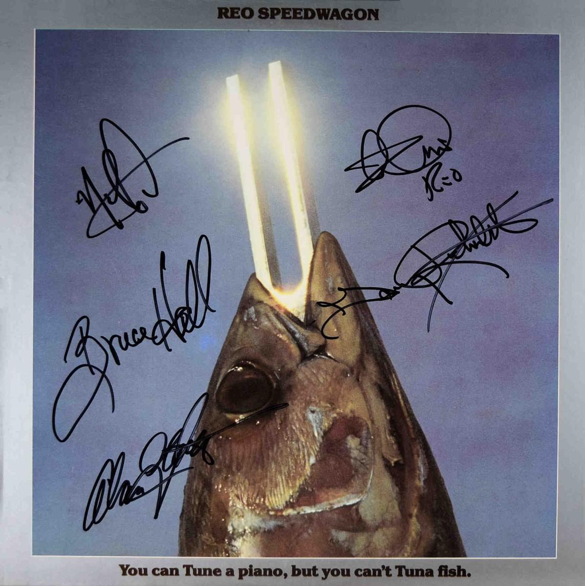 REO Speedwagon signed 1974 album | EstateSales.org