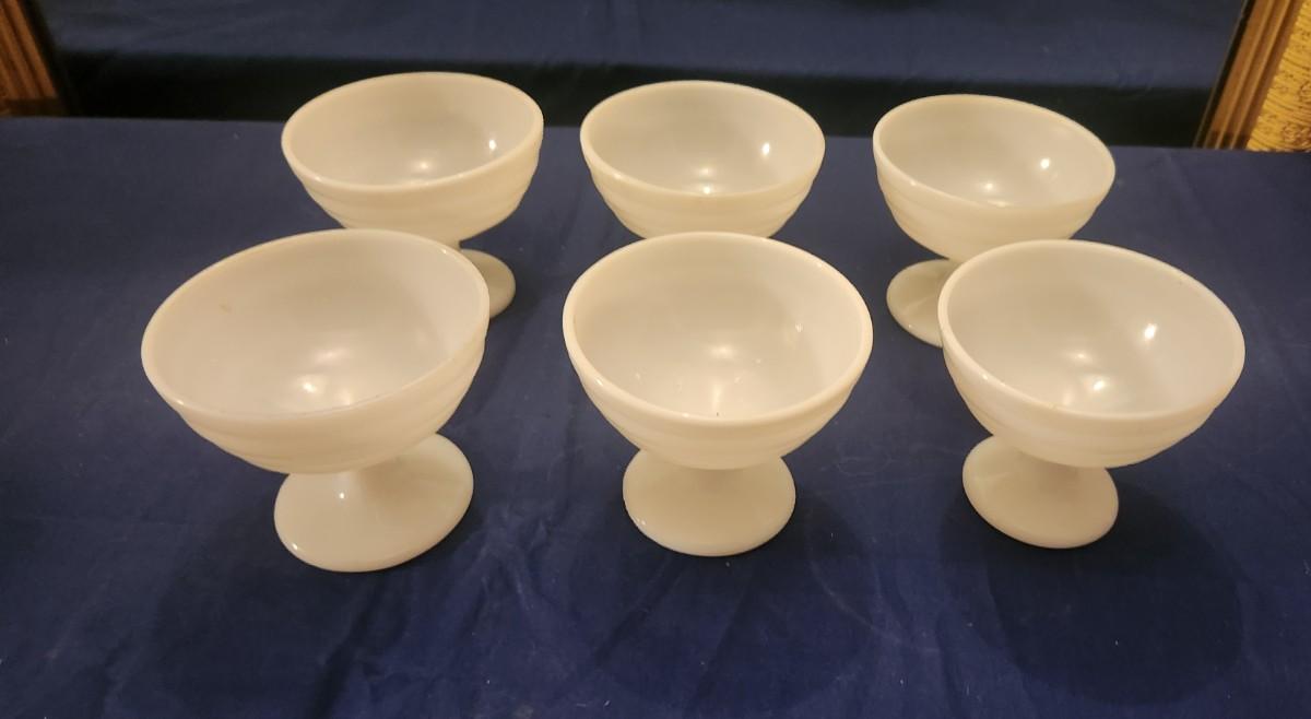 Milk glass cup - 6 | EstateSales.org