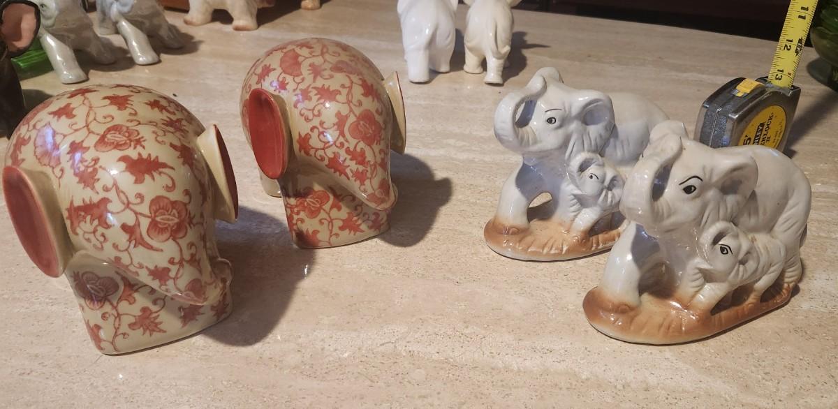 2 Sets of elephants | EstateSales.org