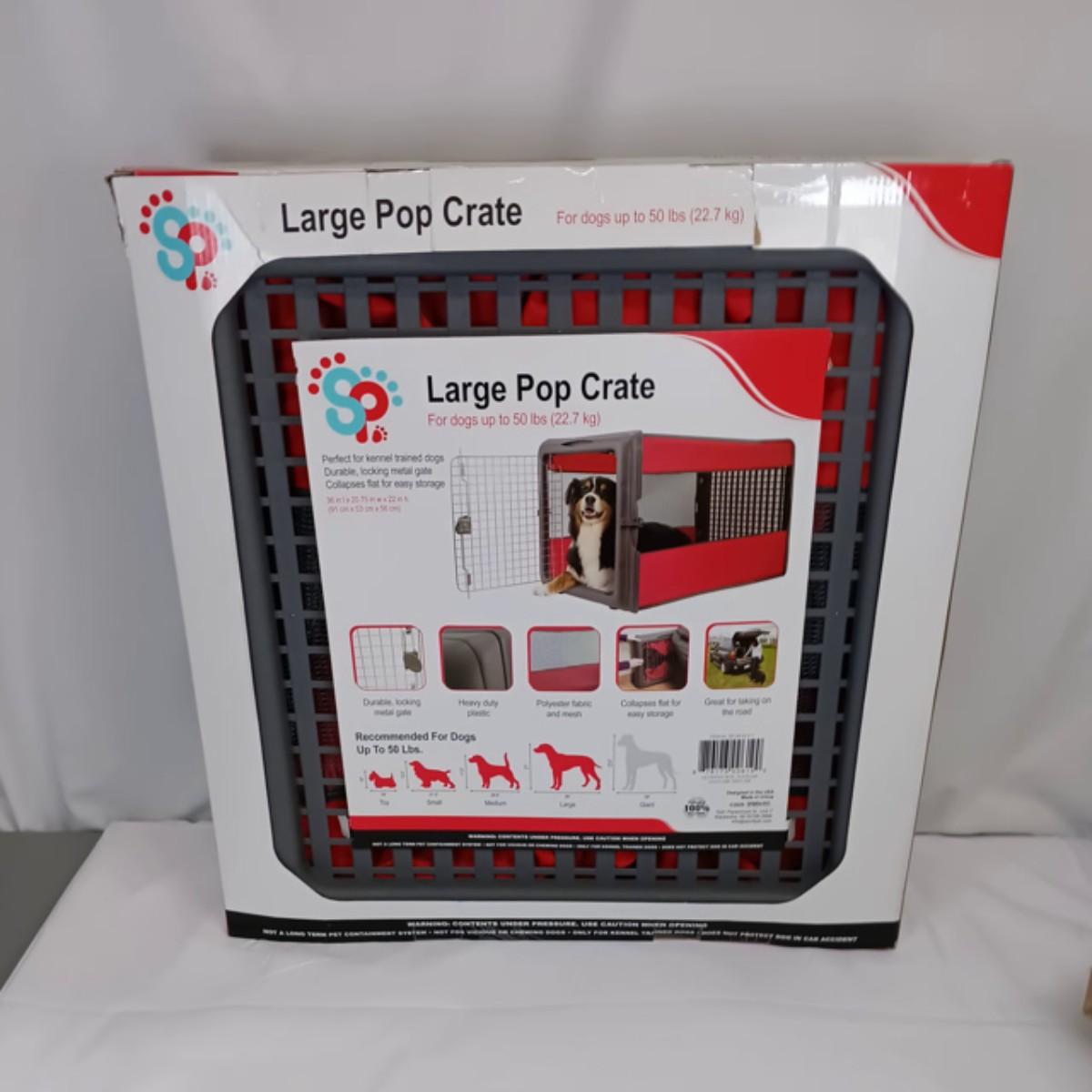 Brand New Large Pop Crate For Dogs | EstateSales.org