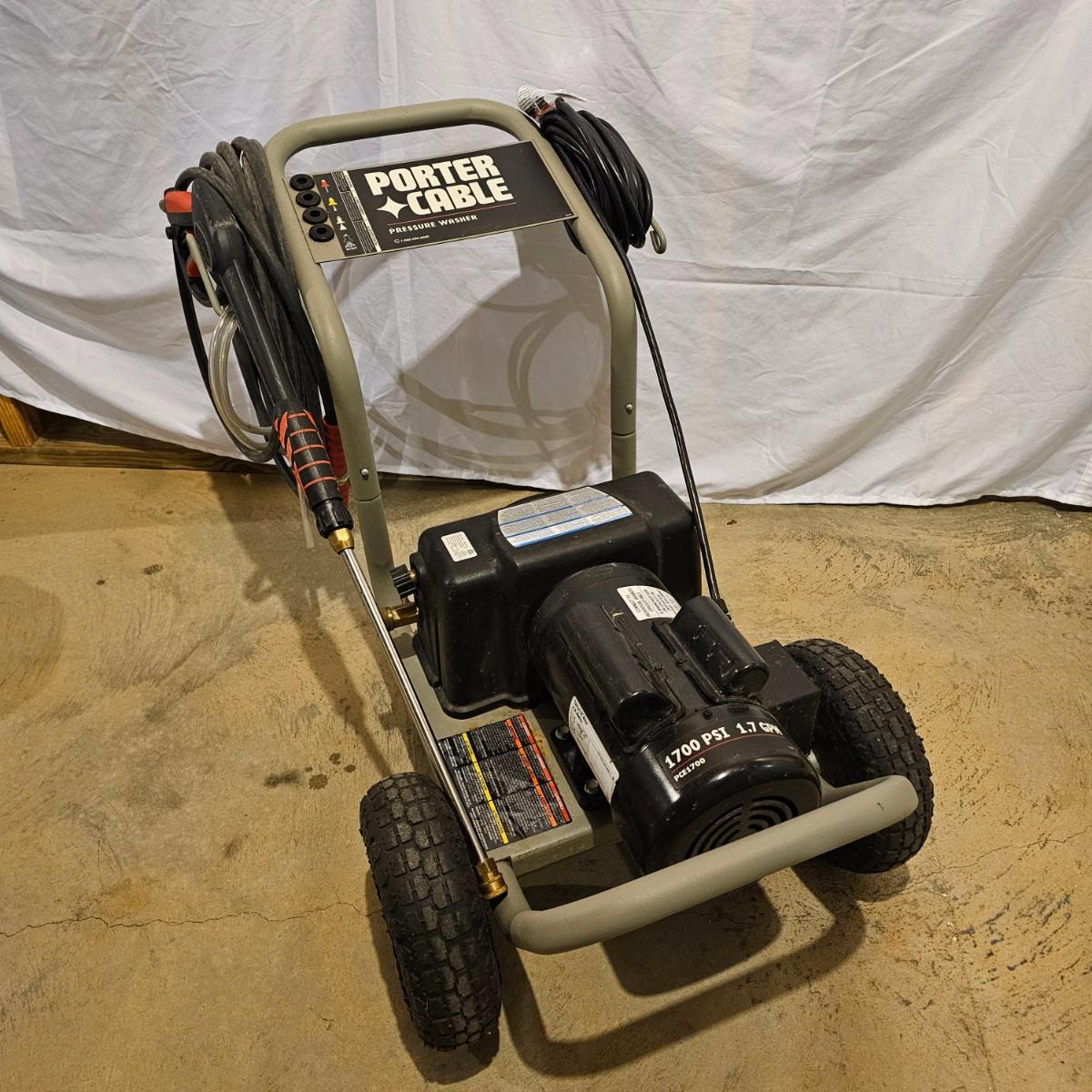 Porter Cable 1700 PSI Electric Power Washer (B-JS) | EstateSales.org