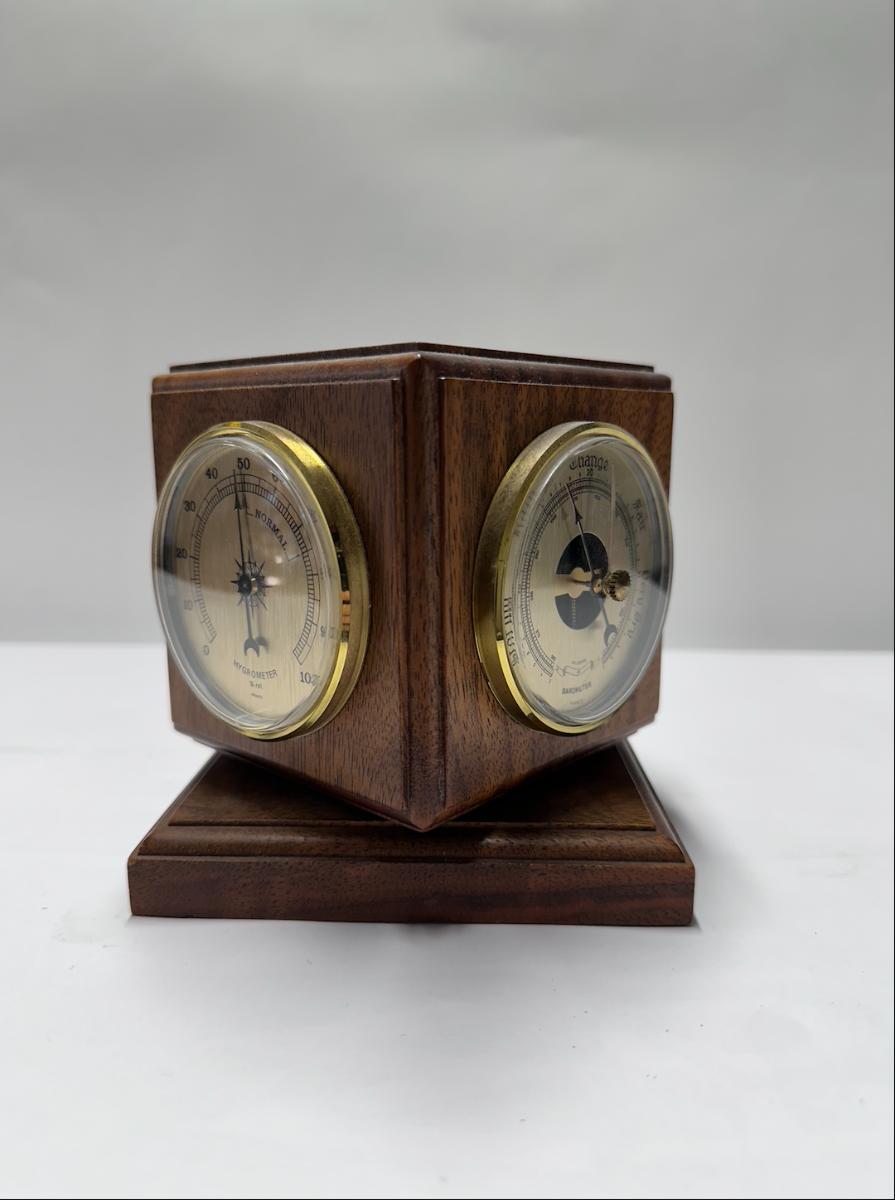 Thermometer, Barometer, Hygrometer, and Quartz Clock | EstateSales.org