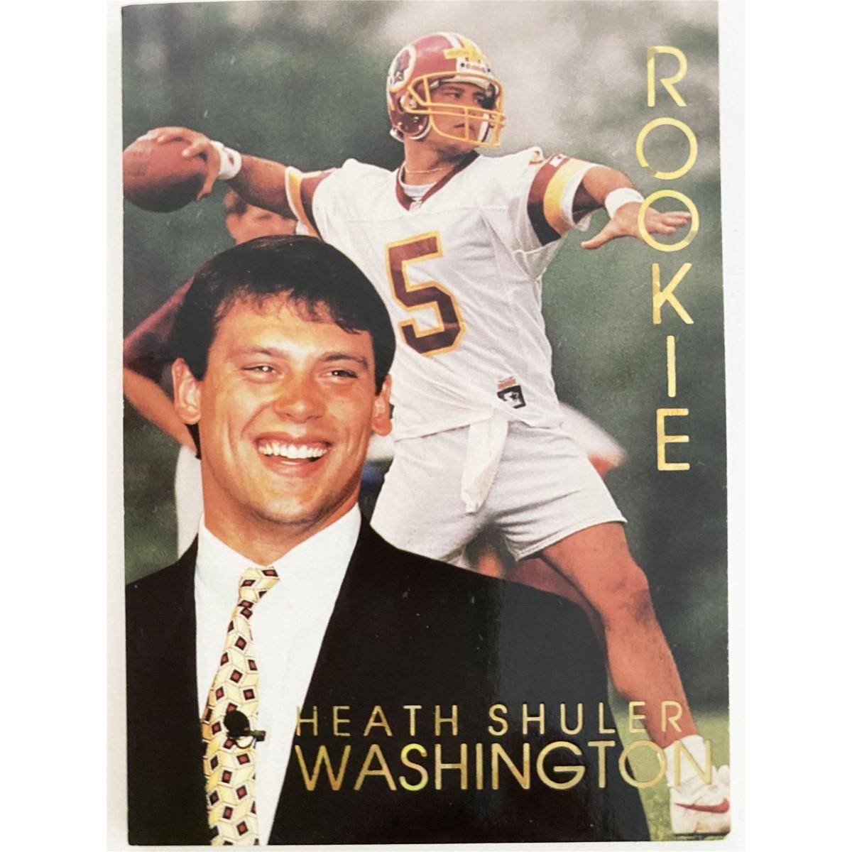 Heath Shuler Washington Redskins Rookie Football Card | EstateSales.org