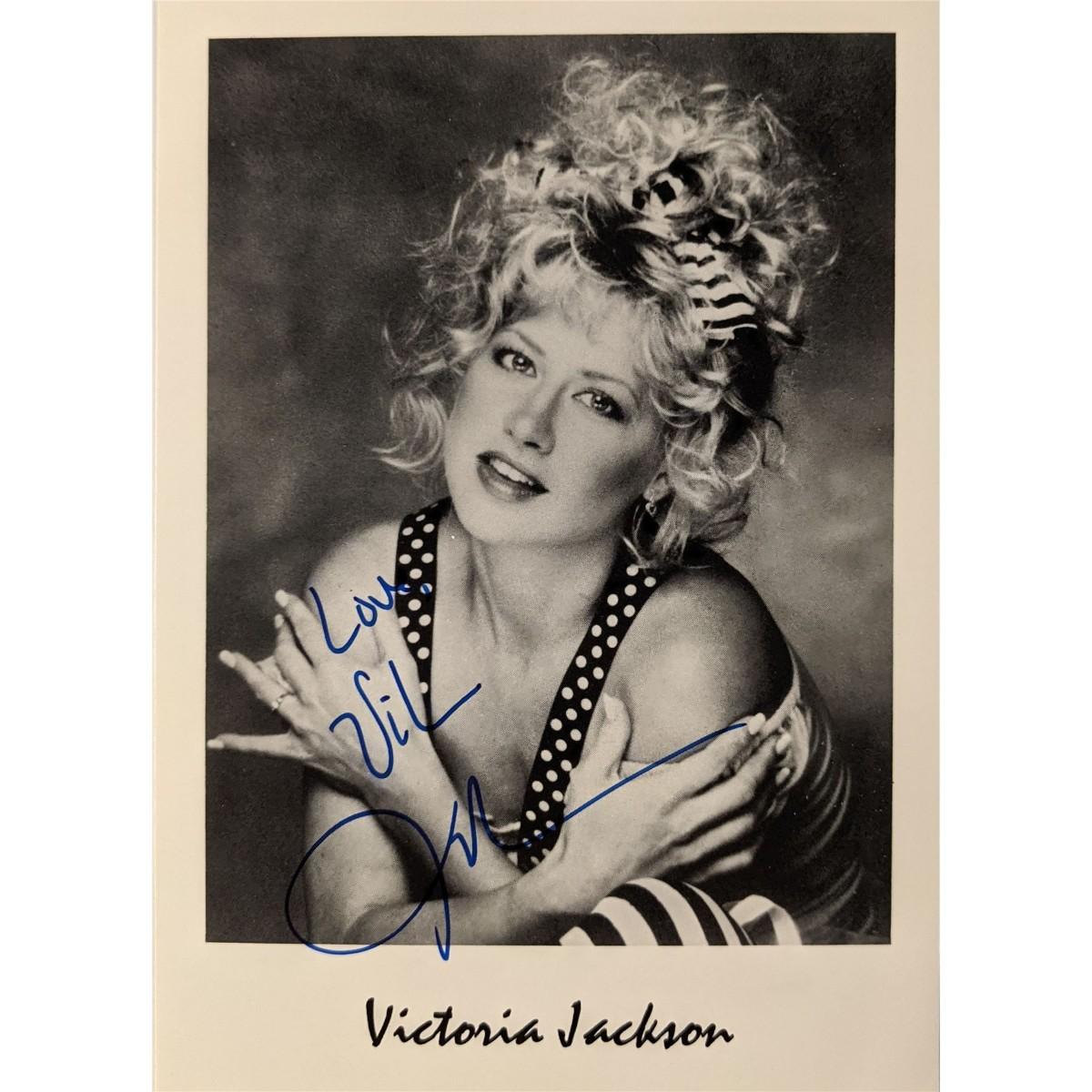 Victoria Jackson Signed Photo | EstateSales.org