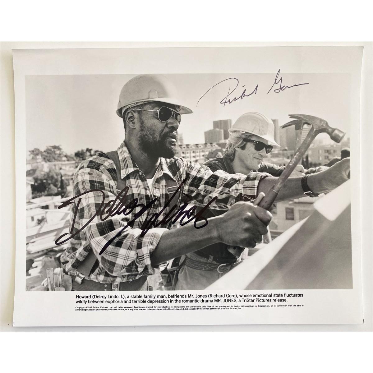 Mr. Jones Richard Gere and Delroy Lindo signed movie photo ...