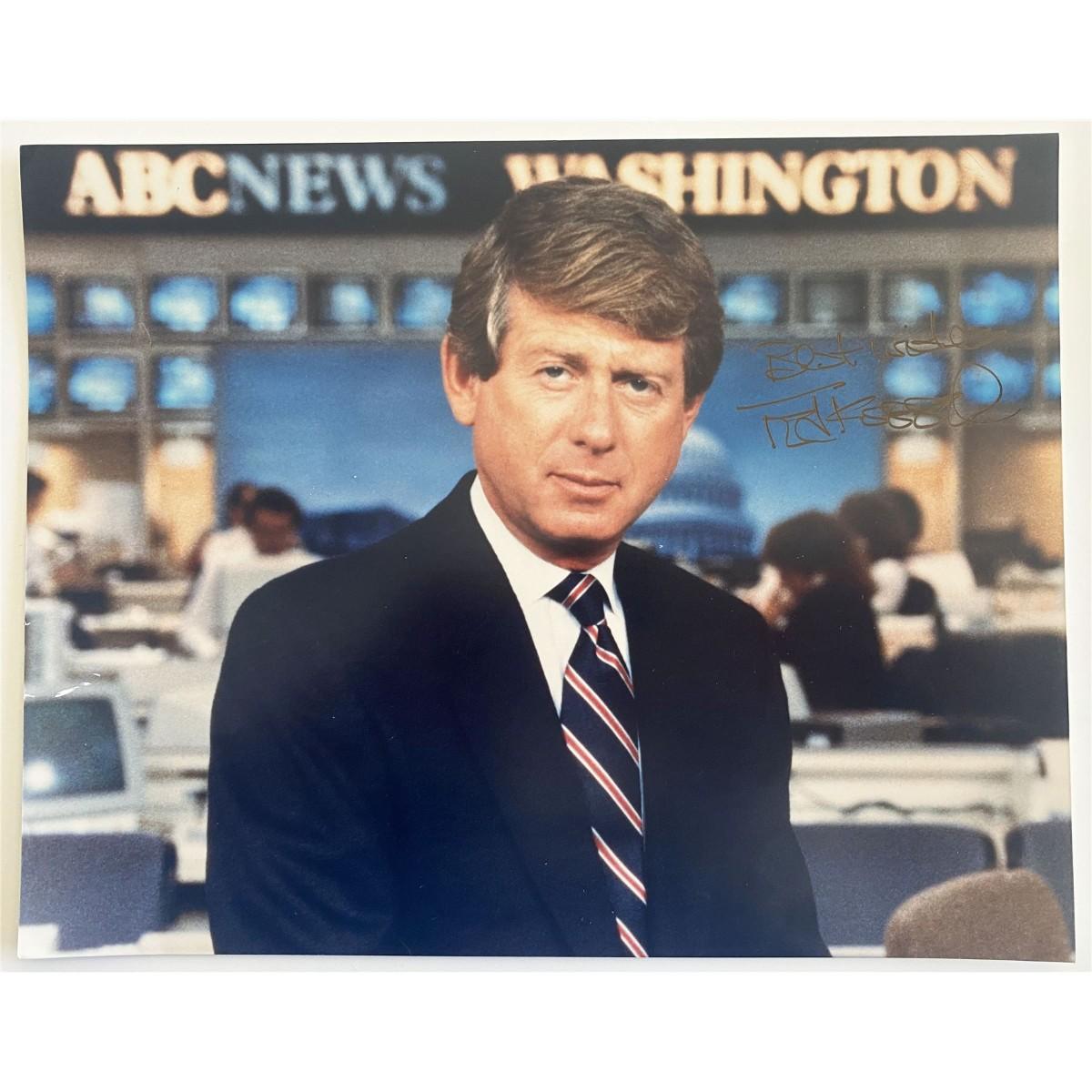 Ted Koppel signed photo | EstateSales.org