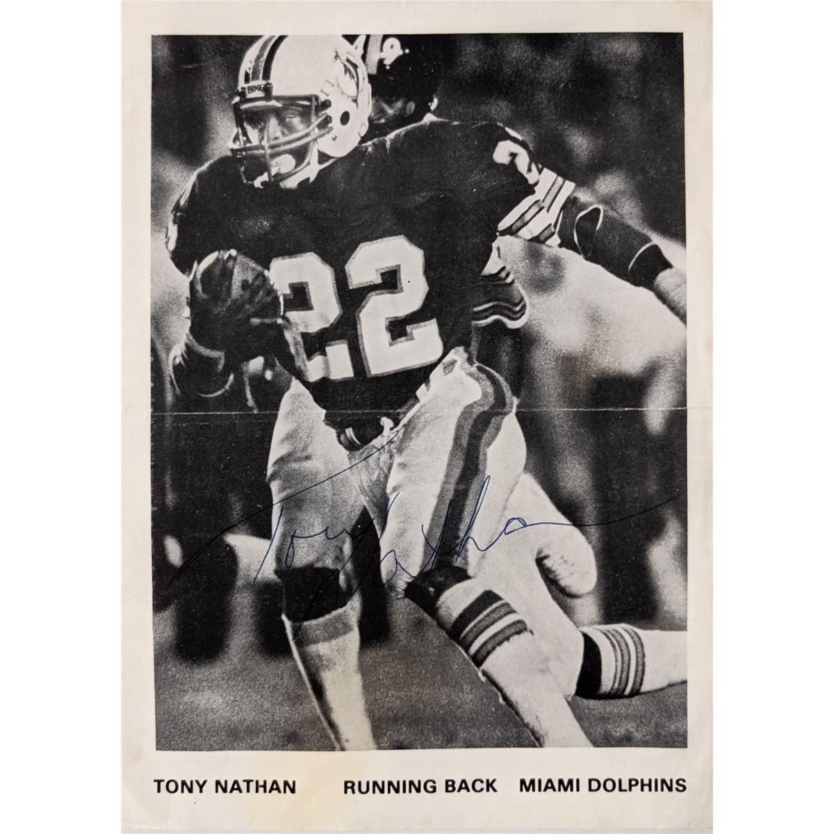 Tony Nathan Signed Photo | EstateSales.org