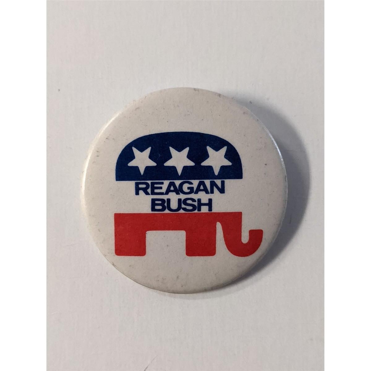 Reagan Bush Vintage Campaign Pin | EstateSales.org