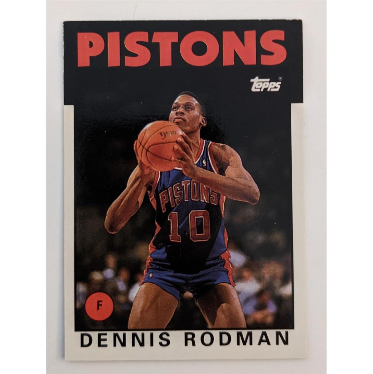 Dennis Rodman Pistons Topps Basketball Card | EstateSales.org