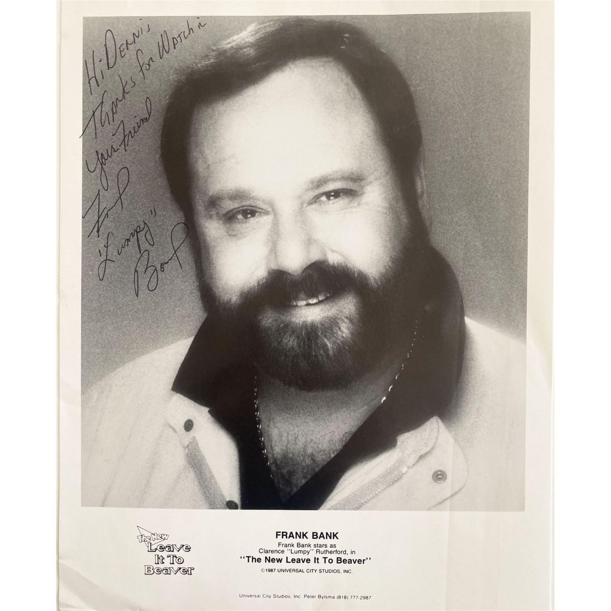 The New Leave It to Beaver Frank Bank signed photo | EstateSales.org