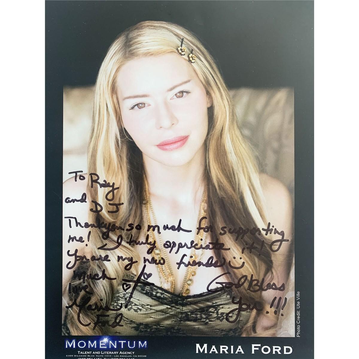 Maria Ford Signed Photo | EstateSales.org