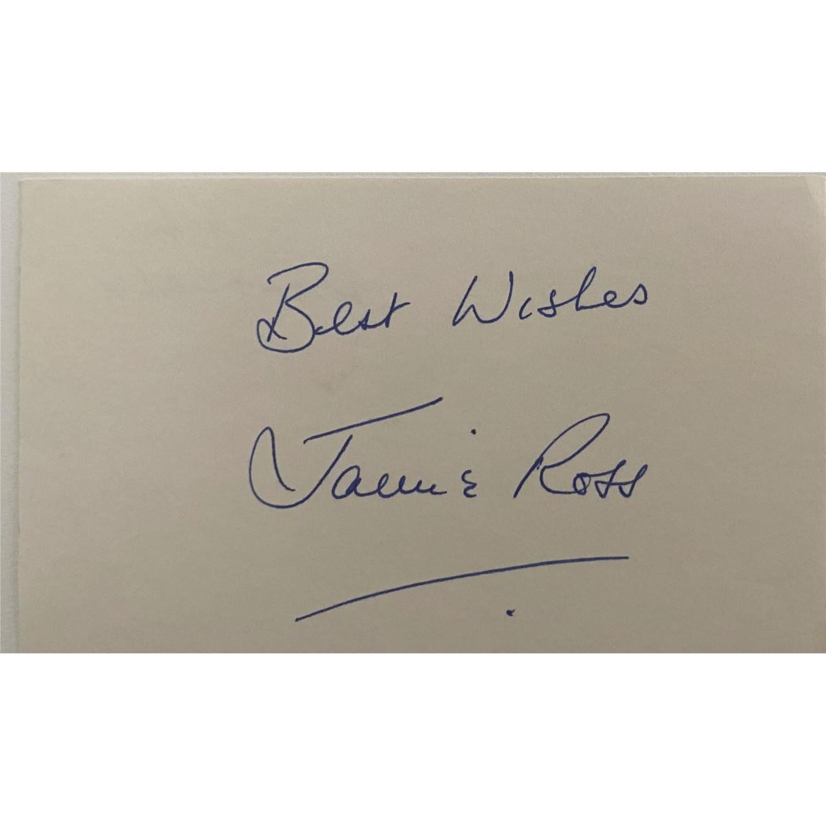 Jamie Ross orignal signature | EstateSales.org