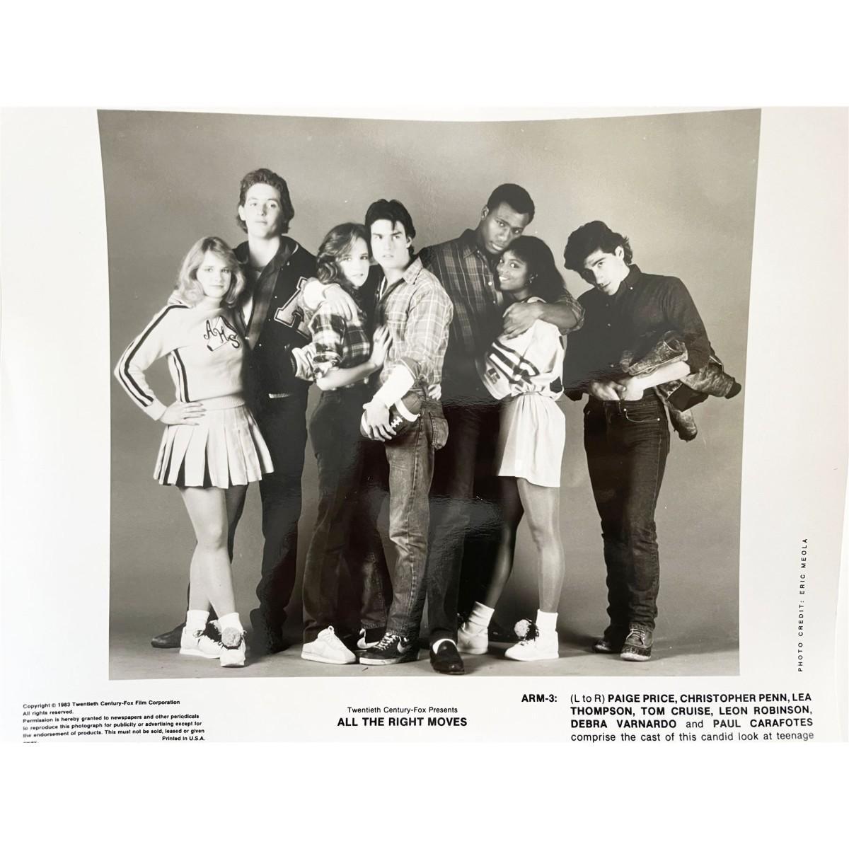 All the Right Moves cast original 1983 vintage movie photo ...
