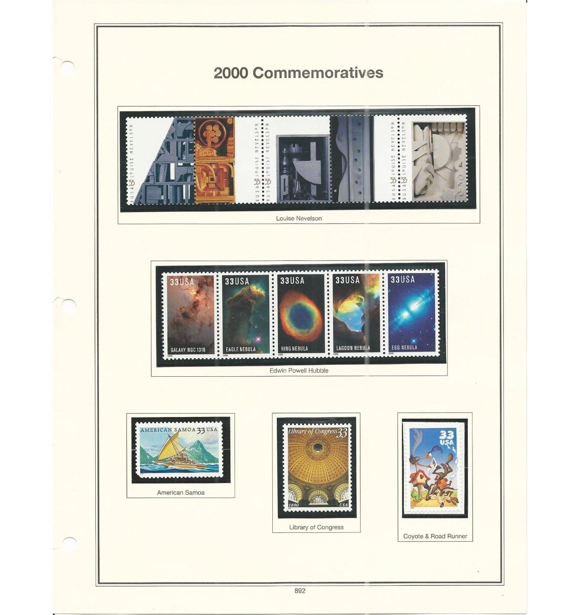2000 Commemorative Stamp Set | EstateSales.org