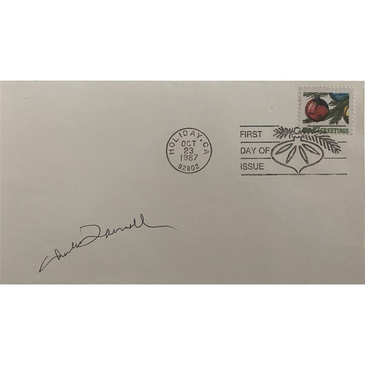 Actor Charles Farrell signed 1987 cover | EstateSales.org