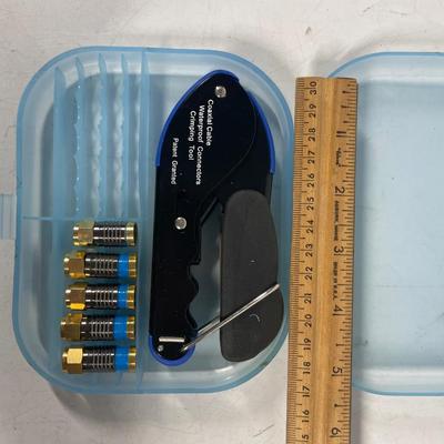 Coax Cable Fitting Crimping Tool | EstateSales.org