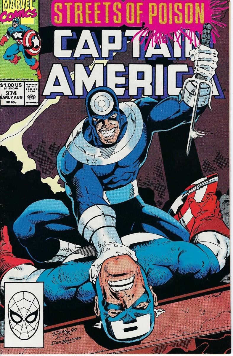 Captain America Marvel Comic Book #374 | EstateSales.org