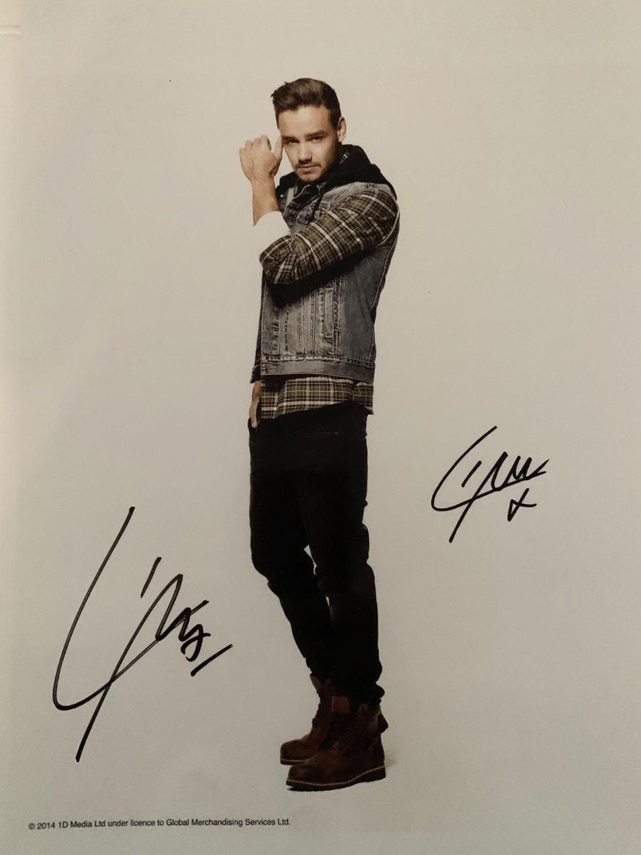 One Direction Liam Payne signed photo | EstateSales.org
