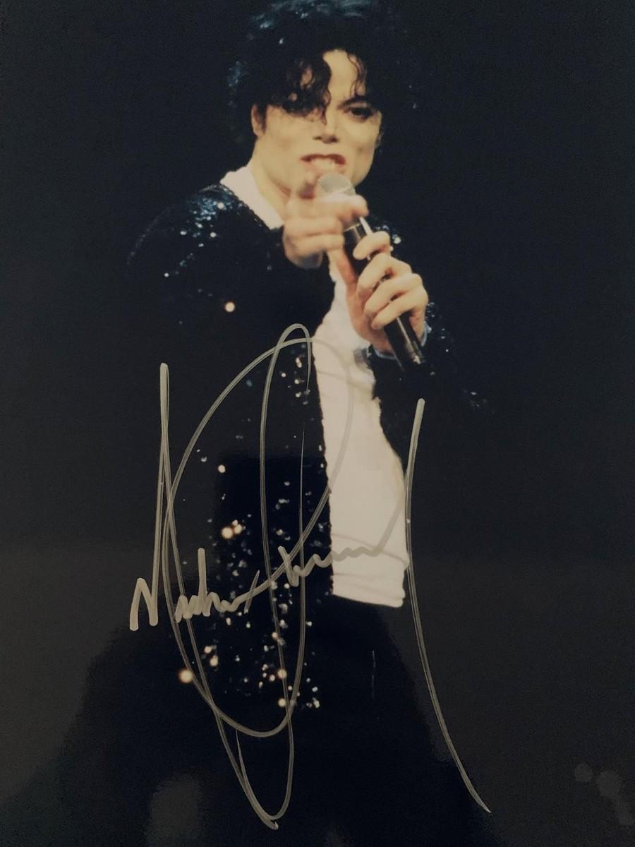 Michael Jackson Signed Photo