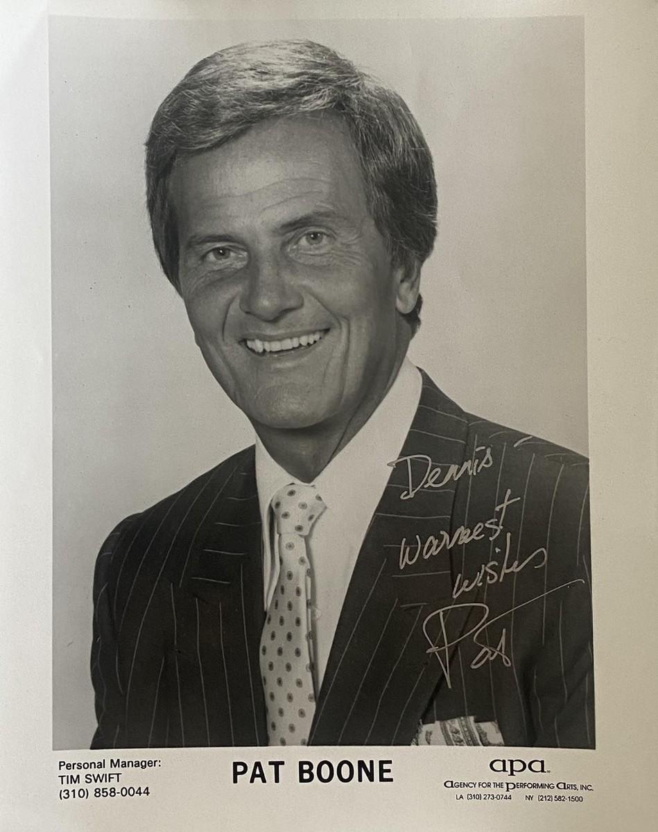 Pat Boone signed photo | EstateSales.org