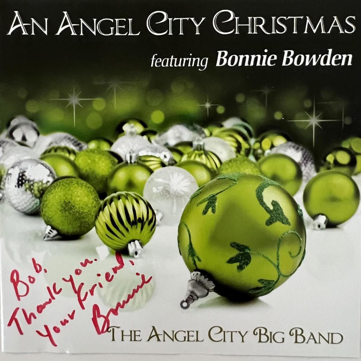 Bonnie Bowden An Angel City Christmas signed CD | EstateSales.org