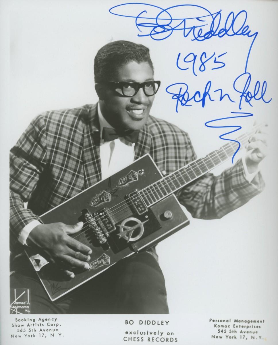 Bo Diddley signed photo | EstateSales.org