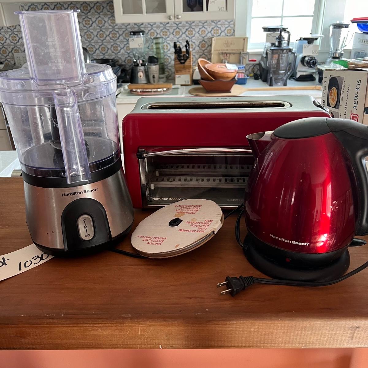 H1030 Small Kitchen Housewares Lot Food Processor and more ...