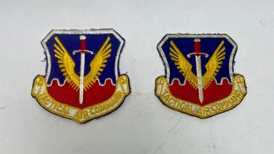 Pair of USAF Tactical Air Command TAC Patches | EstateSales.org